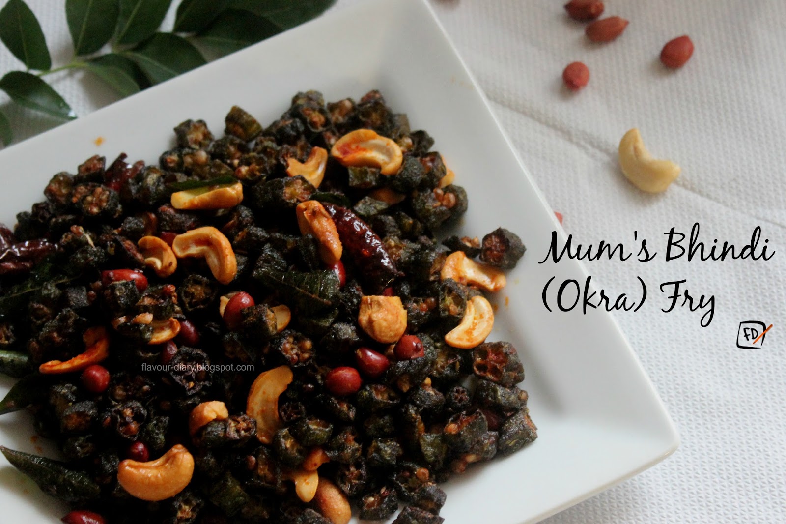 Flavour Diary: Mum's Bhindi Fry (Okra Fry) - Video Recipe