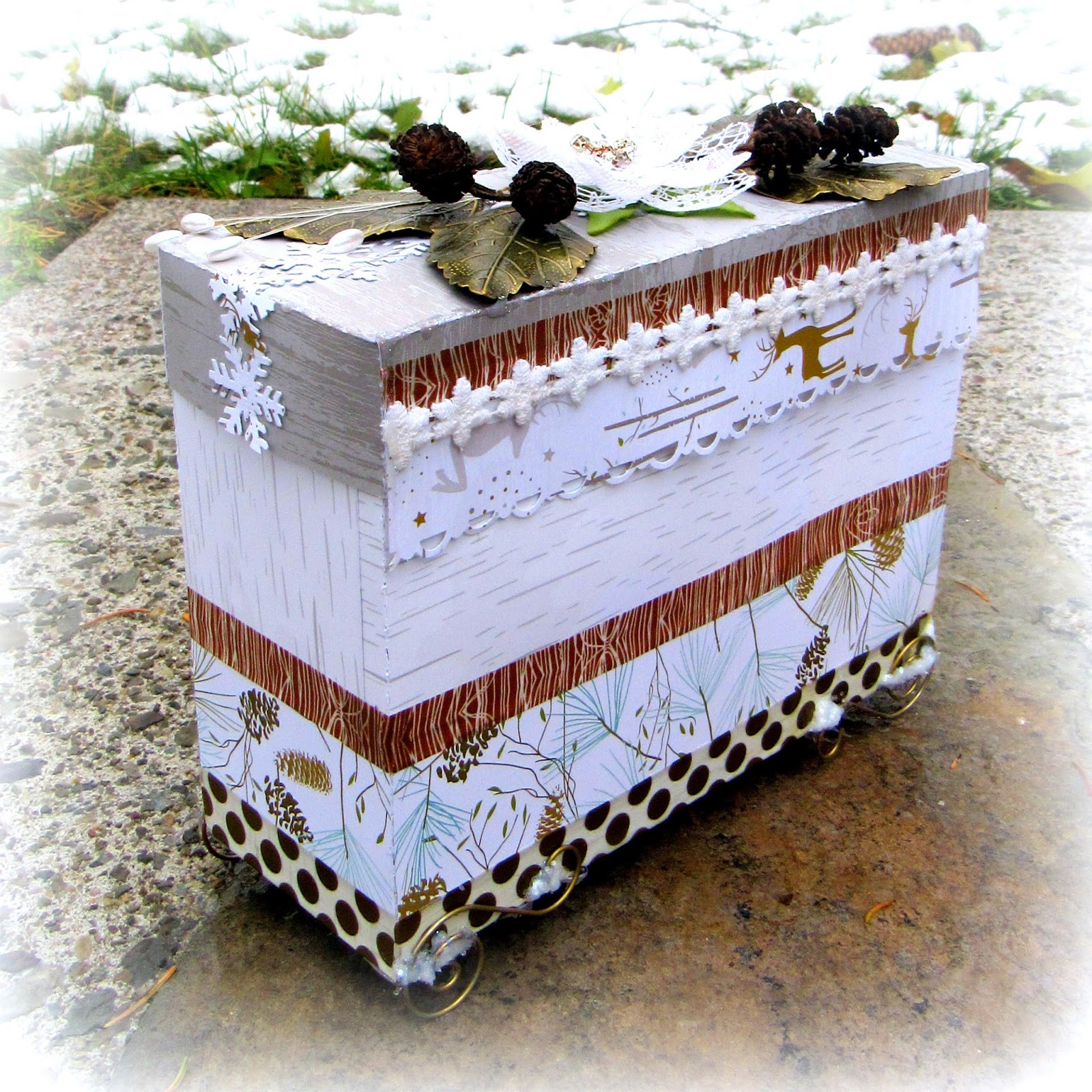 Mitralee: Winter Wonderland Bendi - Bendy Box for THE CUTTING CAFE