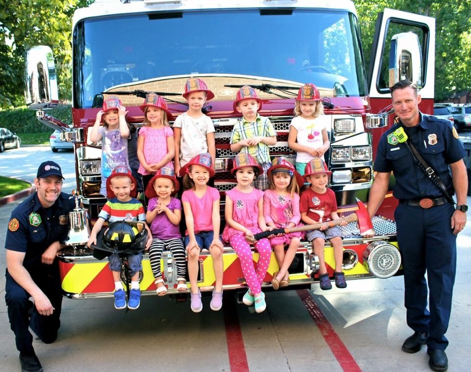 Itsy Bitsy Preschool: Fire station Field Trip