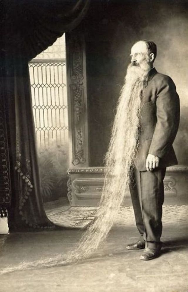 16 Awesome Pictures of Long Beards in the Past That You Have Rarely ...