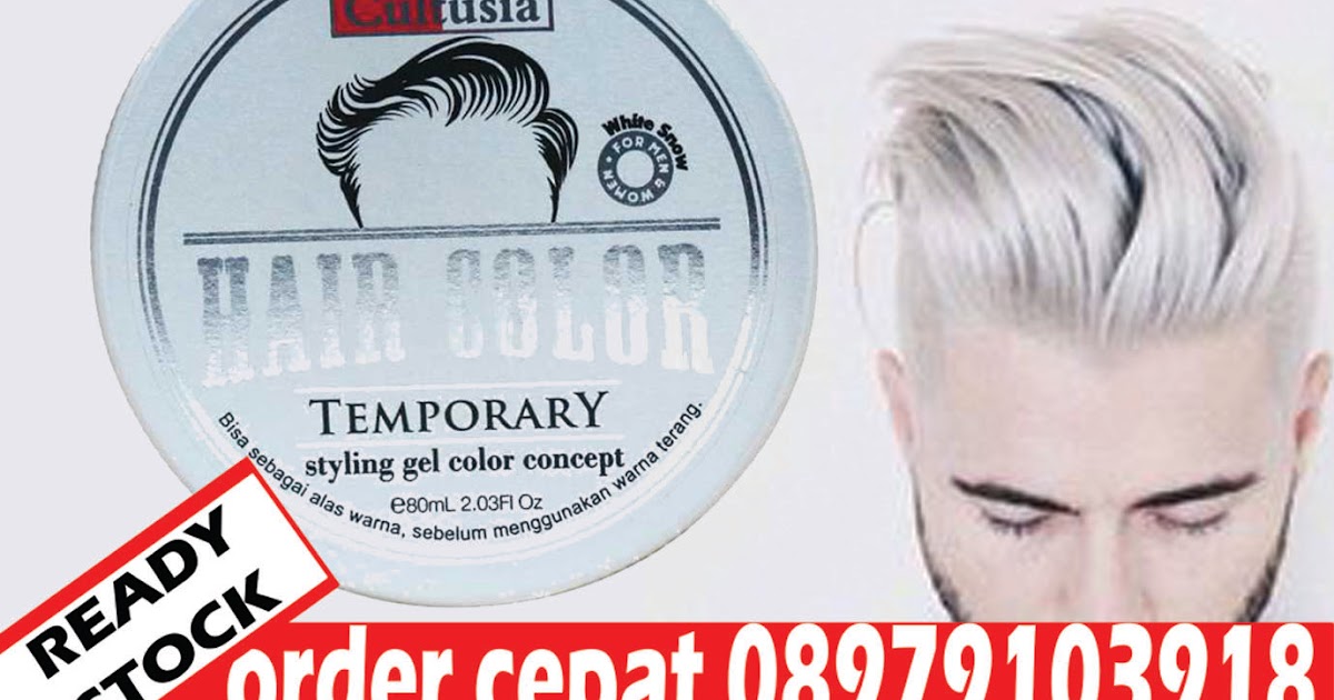 TOKO JUAL HAIR COLOR PUTIH POMADE PEWARNA RAMBUT TEMPORER JAKARTA