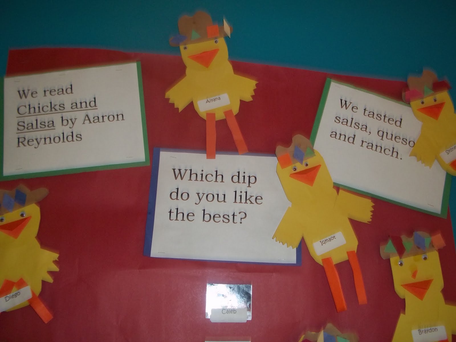 Mrs. Wood's Kindergarten Class: Chicks and Salsa