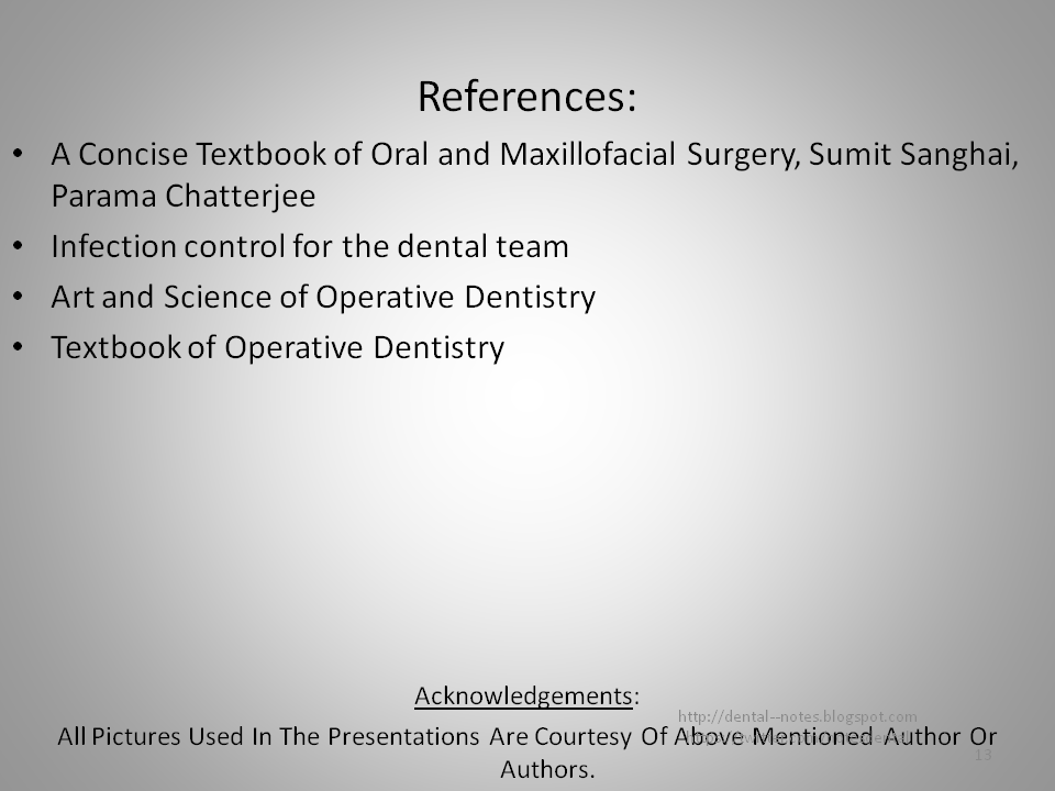Dental Notes: Autoclave NOTES