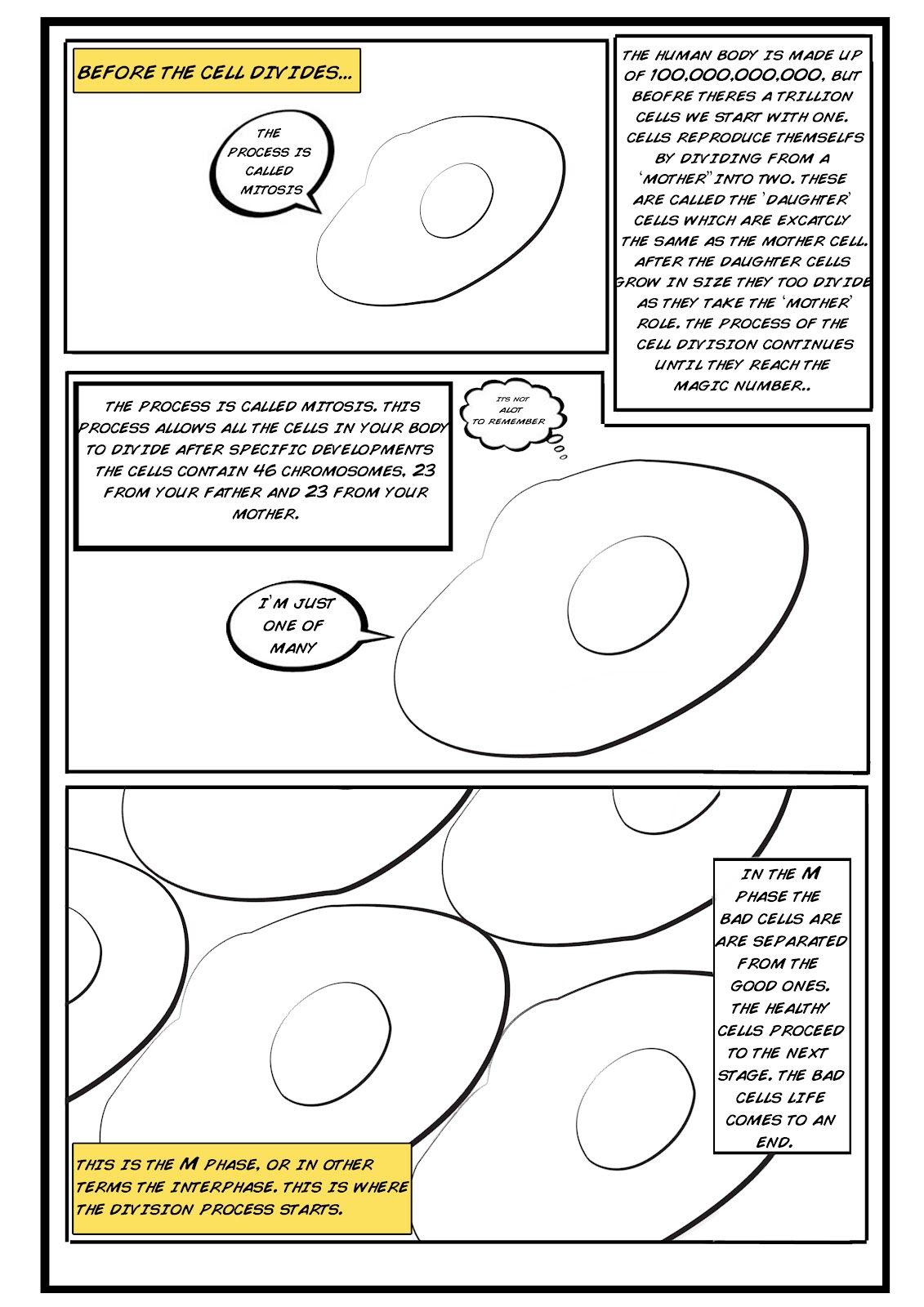 Ilmi Omar - [BA HONS] CG Arts & Animation: Draft 1- Comic Strip