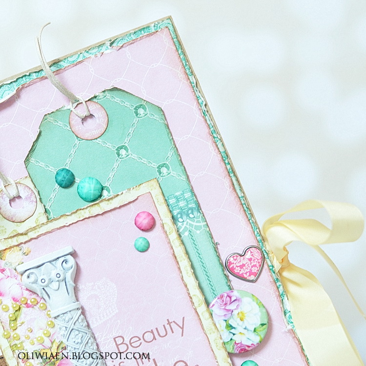 CraftHobby Oliwiaen: Wiosenny notes / Spring Notebook