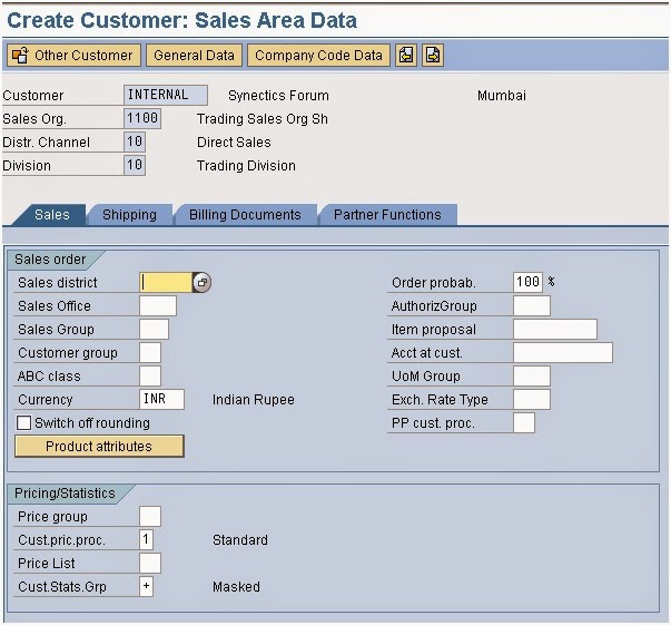 SAP All In One - Fast Start: How to Create Customer