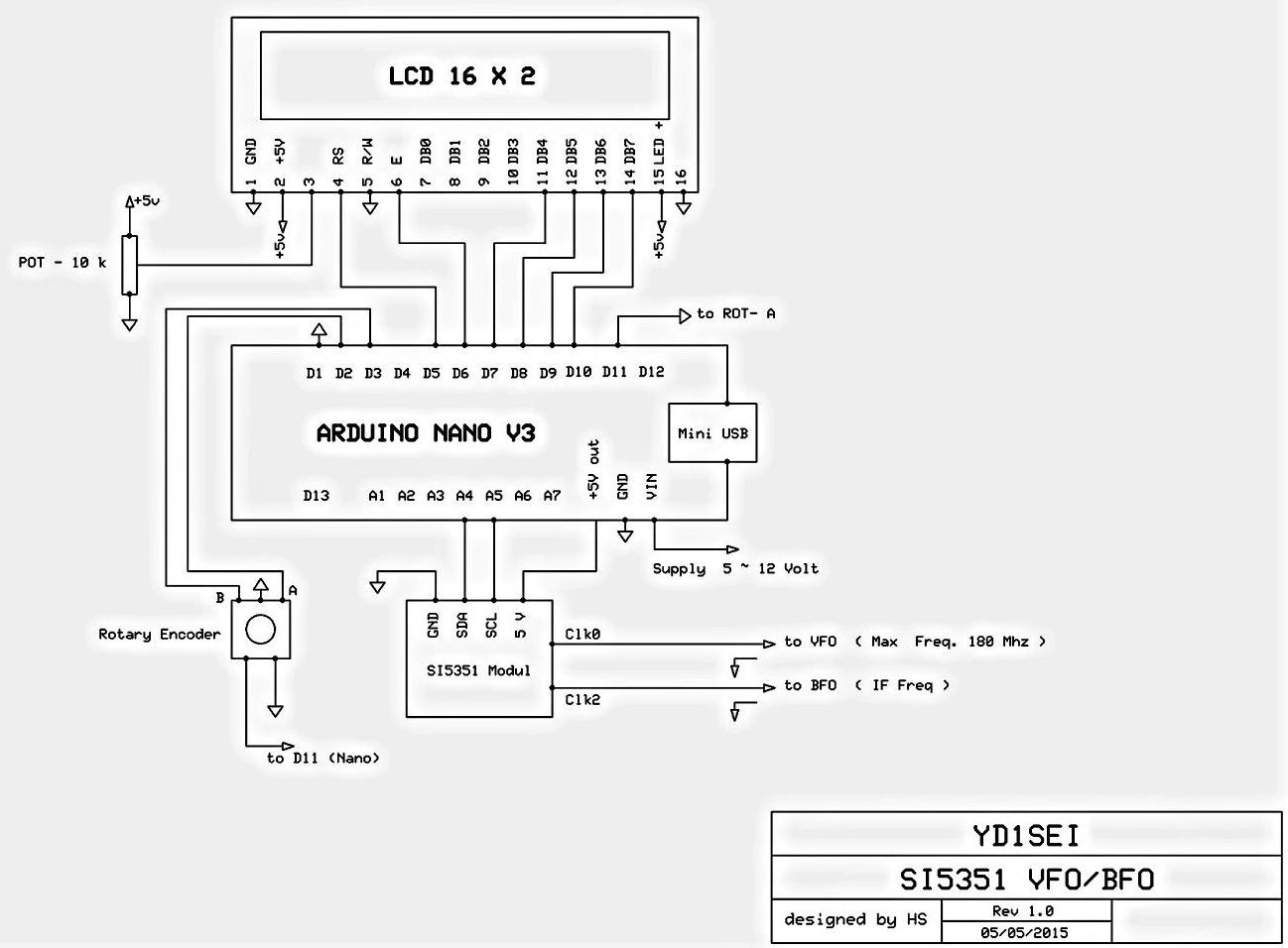 Projetos e Transceptores.: Transceptor SSB 5 bandas VFO BFO SI5351 ...