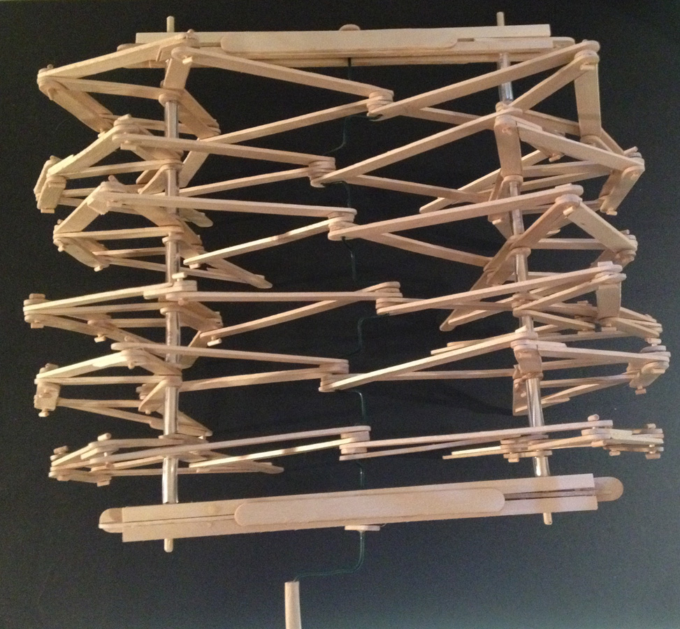 David Petersen's Blog: Scratch-built Strandbeest model