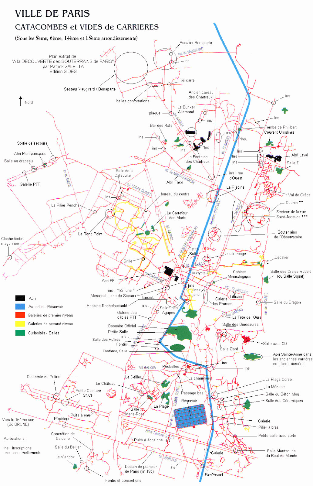 Plans et photos des souterrains de Paris - Le savoir perdu des anciens