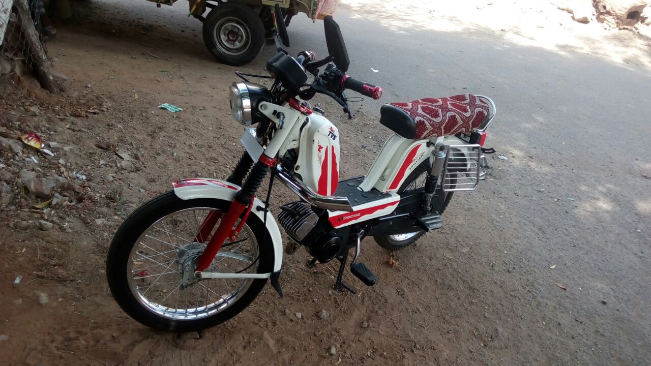 TVS 50 modified scooter