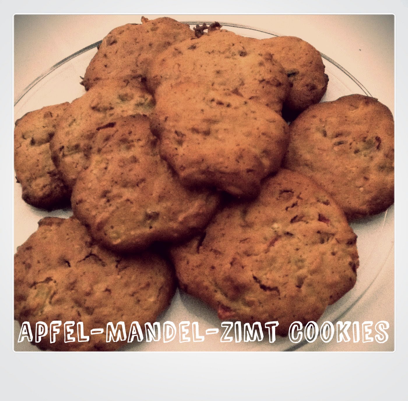 Apfel-Mandel-Zimt-Cookies