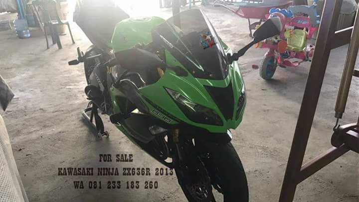 For Sale Kawasaki ZX636R FP 2013 bulan 6 pajak hidup Km 8000 plat B ...