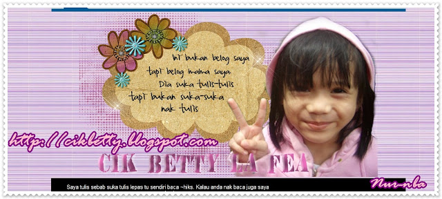 Cetusan Rasa: Selamat Hari Lahir buat Rina @ Cik Betty