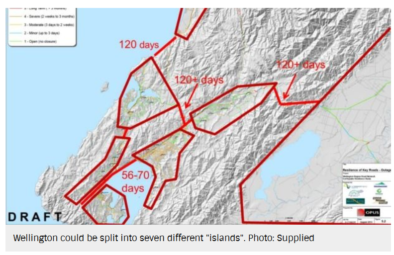 Earthquake Prediction: Warning Wellington could split into seven ...