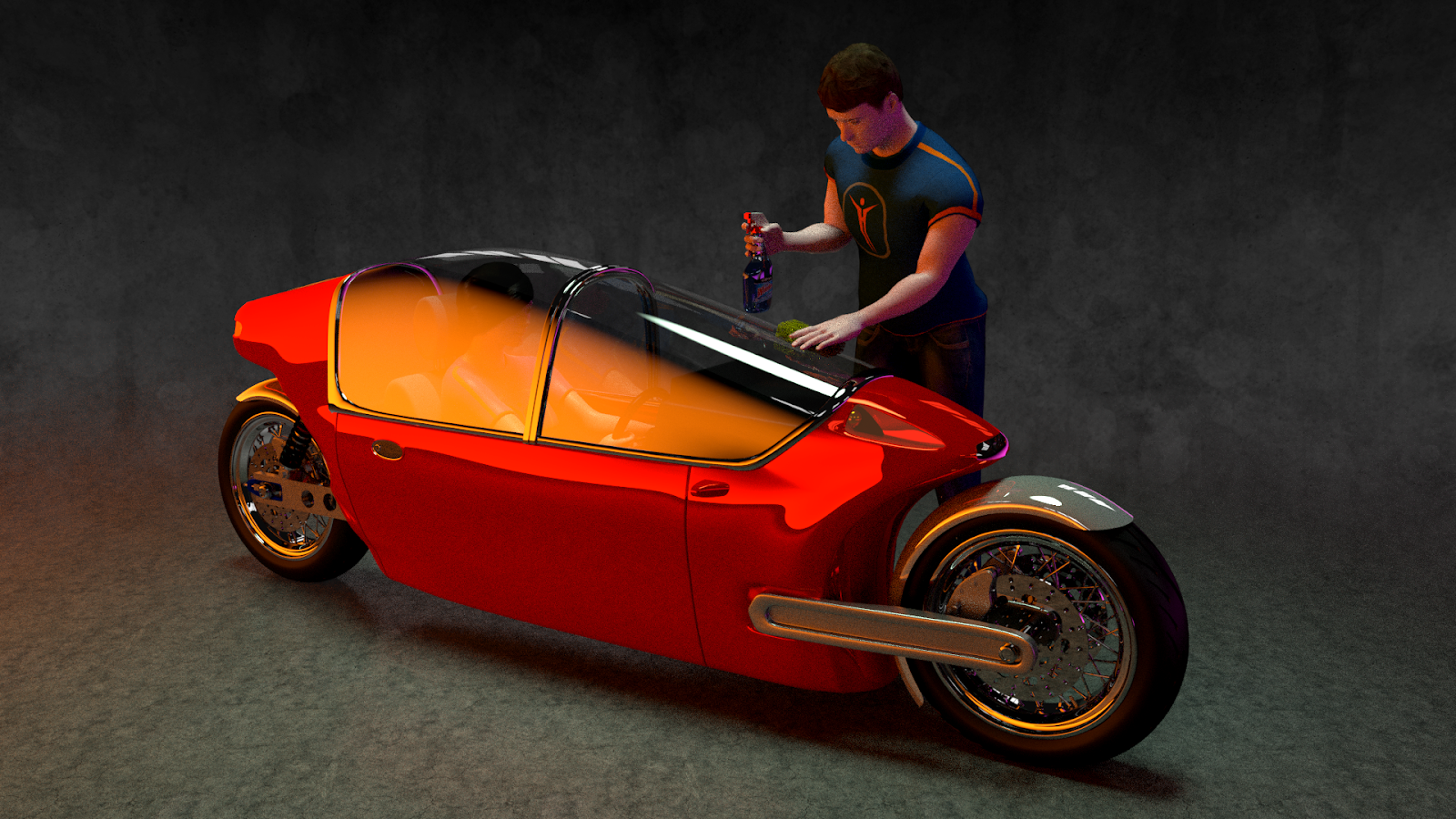 The Tinkers Workshop: Blender Motorcycle Concept Project Part 2