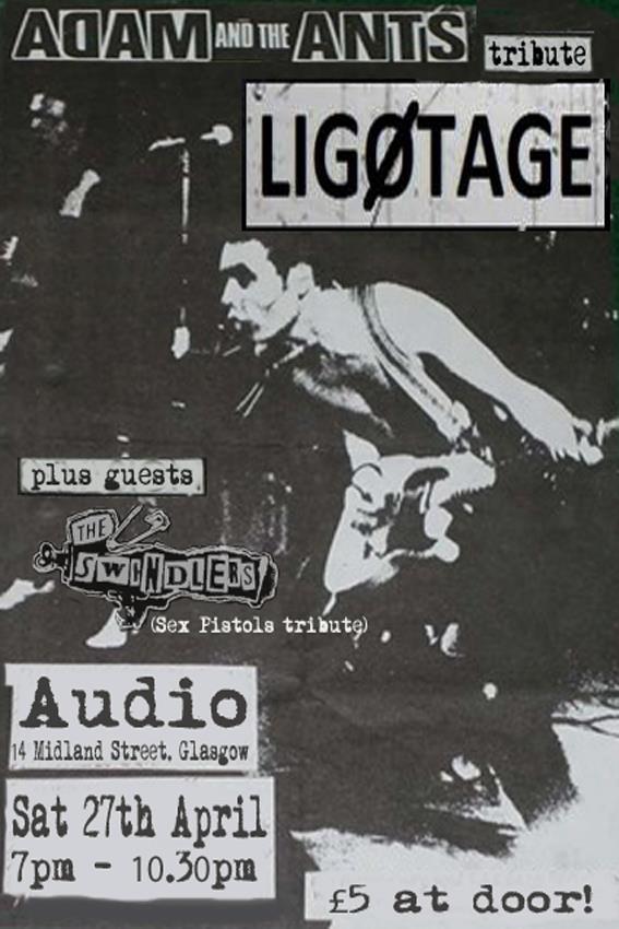 ITAXXXXTHING BLOG: Ligotage/The Swindlers - Audio - 27/04/13 (Glasgow)