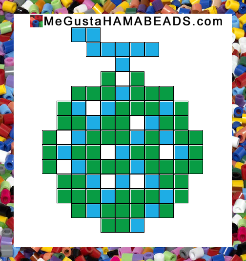 MeGustaHAMABEADS.com: Patrones Hama Beads Pac-man parte 2