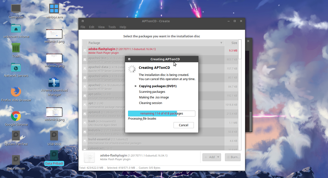 Backup Software Linux menggunakan APTonCD ~ Nasrulloh Azhar