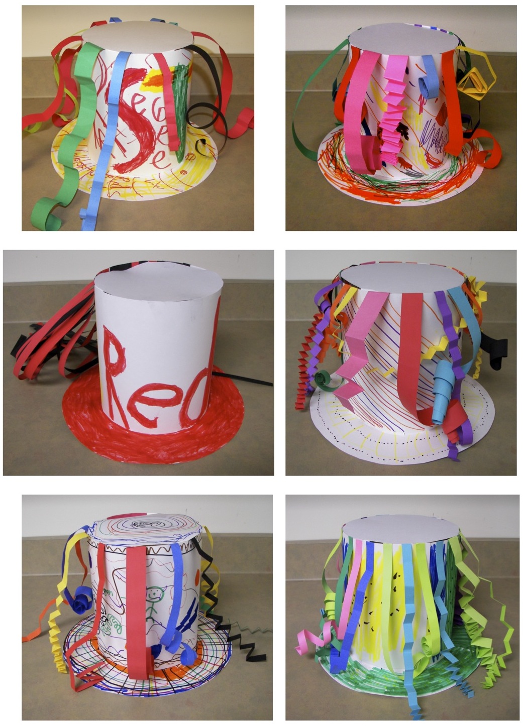 The Rolling Artroom Crazy Paper Hats 1st 3rd Grade the-rolling-artroom-crazy-paper-hats-1st-3rd-grade