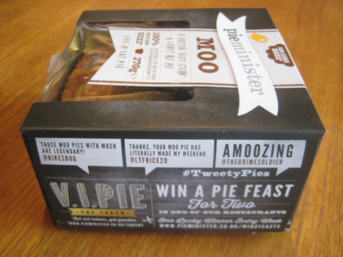 Great British Diet: PACKAGING UPDATE: Pieminister Moo Pie