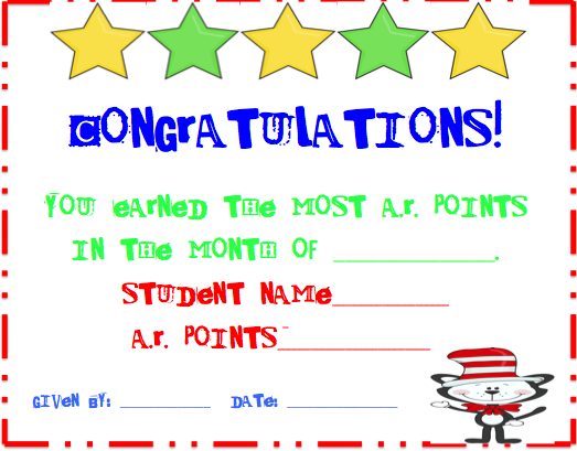 Stellar Students: Celebrate the Weekend with a Freebie and some Shout-Outs