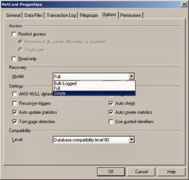 Shrink Database Files
