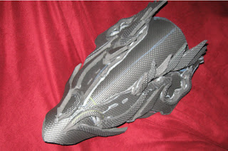 My fantasy armor creations: Dragon head part2