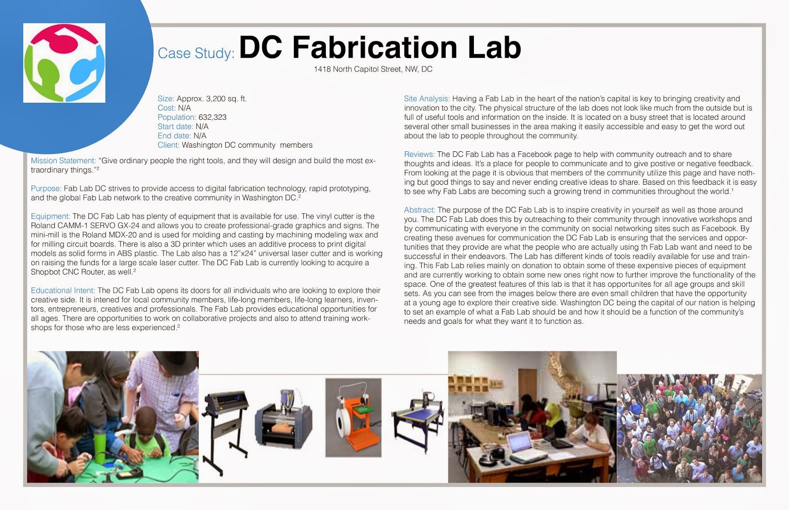 Annie Borges Design Portfolio: DC Fab Lab