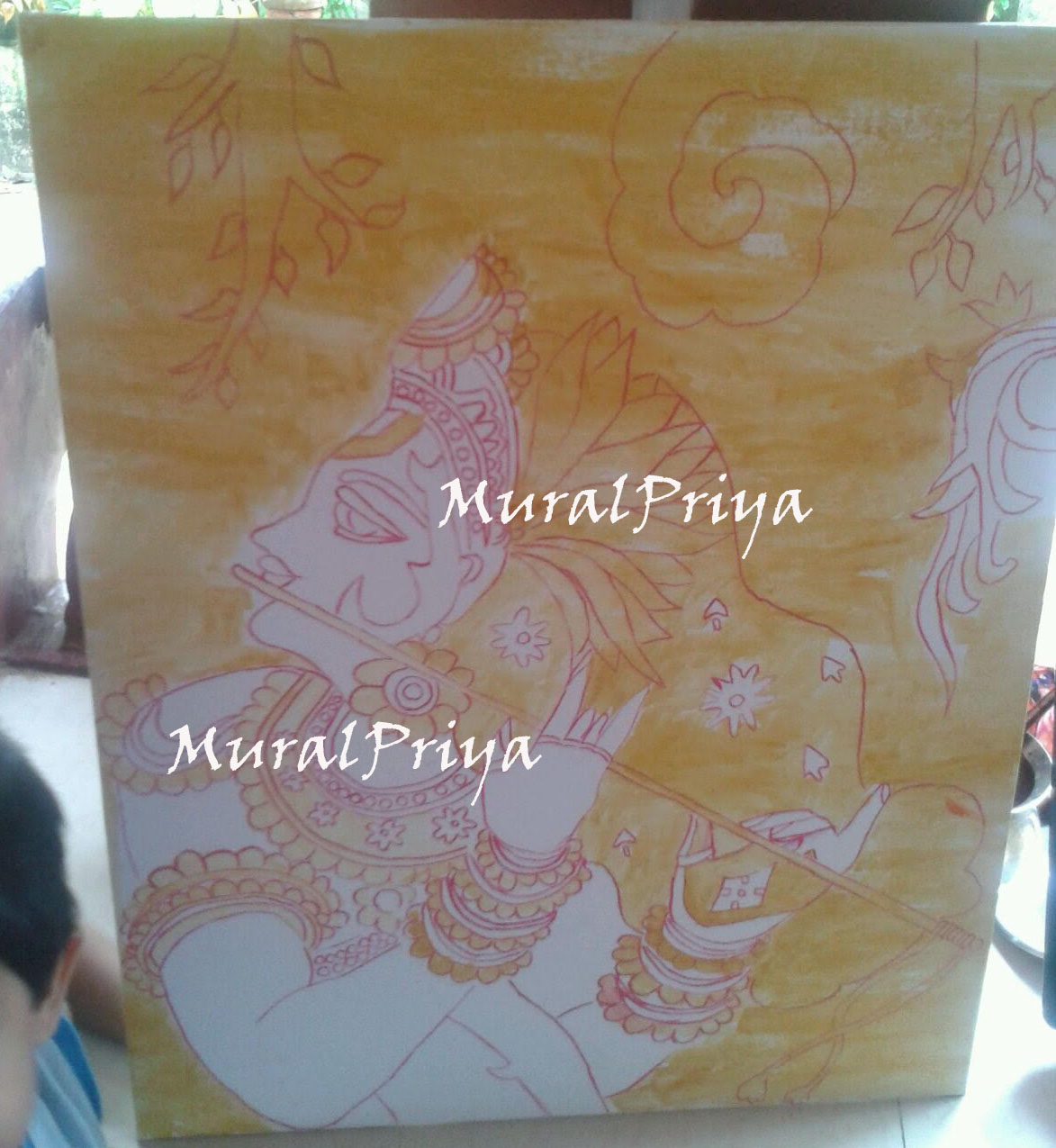 My Kerala Mural Painting Experiments: Murali Krishna