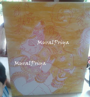 My Kerala Mural Painting Experiments: Murali Krishna