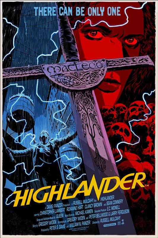 INSIDE THE ROCK POSTER FRAME BLOG: Highlander & New Lord Of The Rings ...