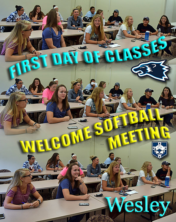 Wesley Wolverines Fastpitch Softball: WELCOME SOFTBALL MEETING