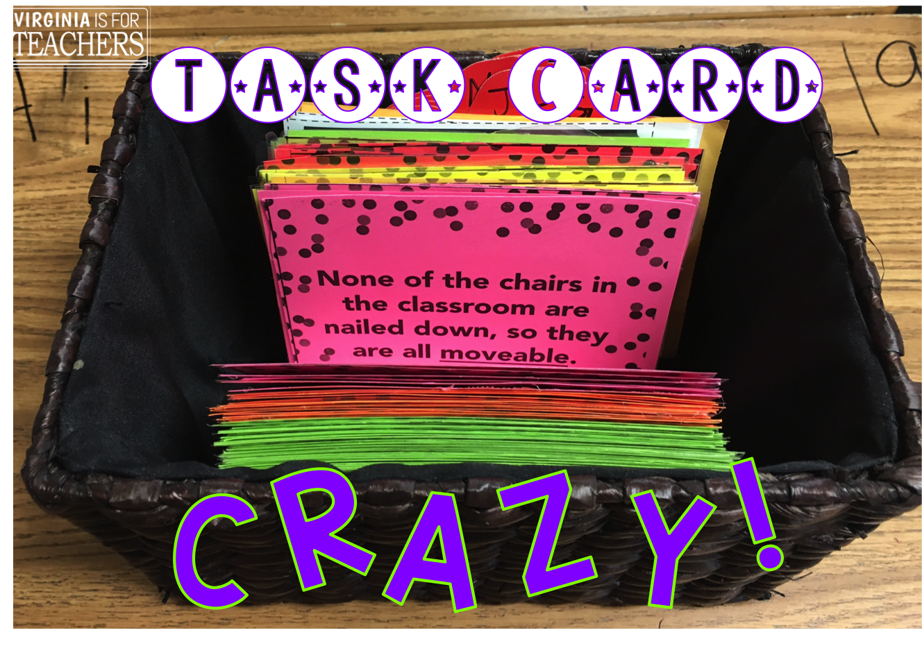 Using Task Cards for Daily Instruction | Virginia is for Teachers