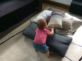 Family FECS: Mountain of Cushions Baby Obstacle Course