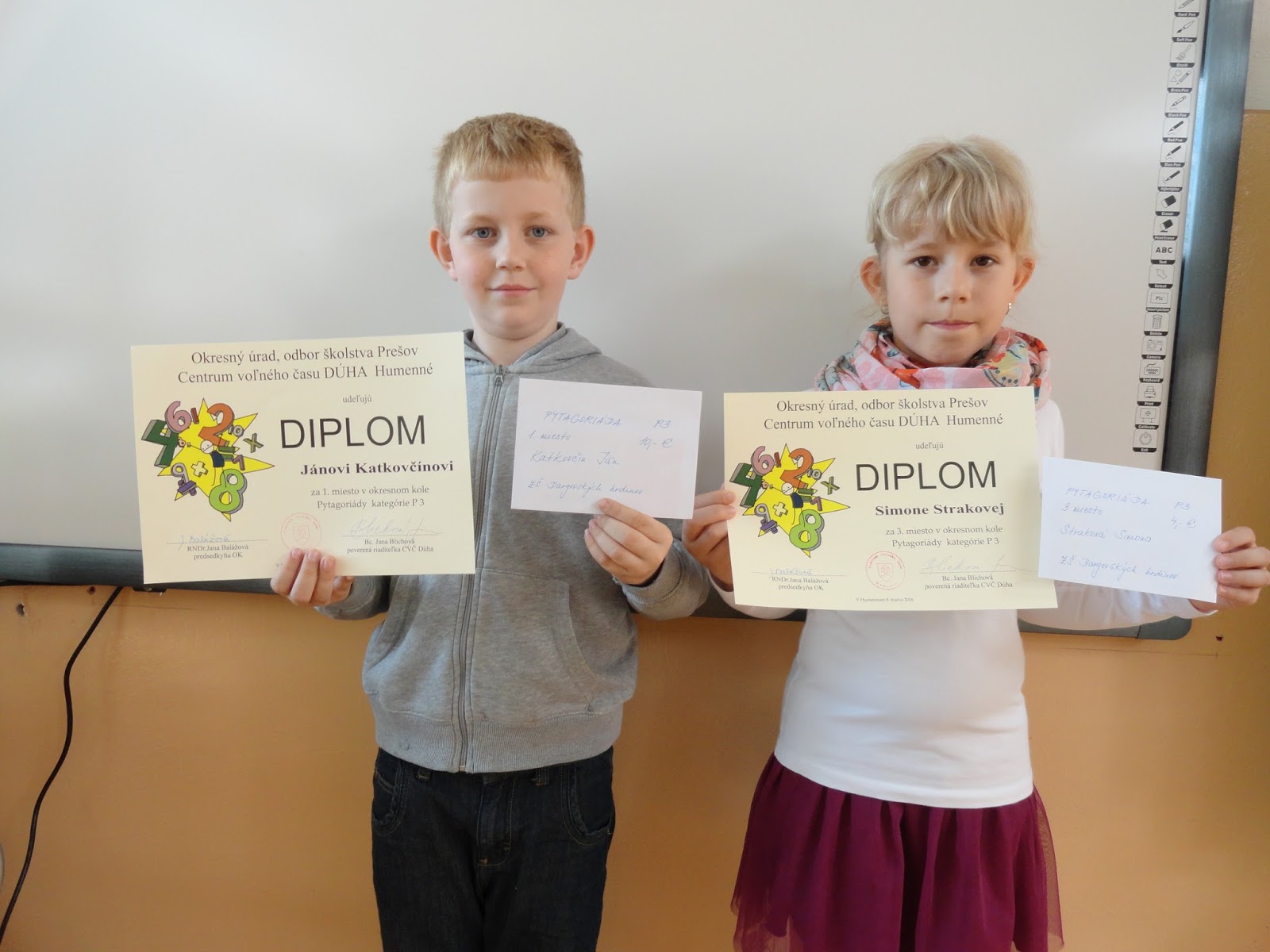 Spolužiaci: Pytagoriáda - okresné kolo