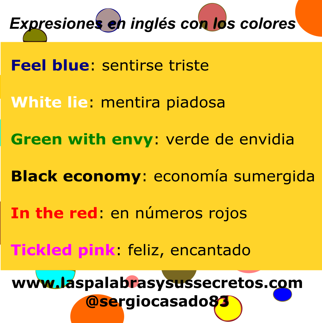Color Es De Palabras En Ingles