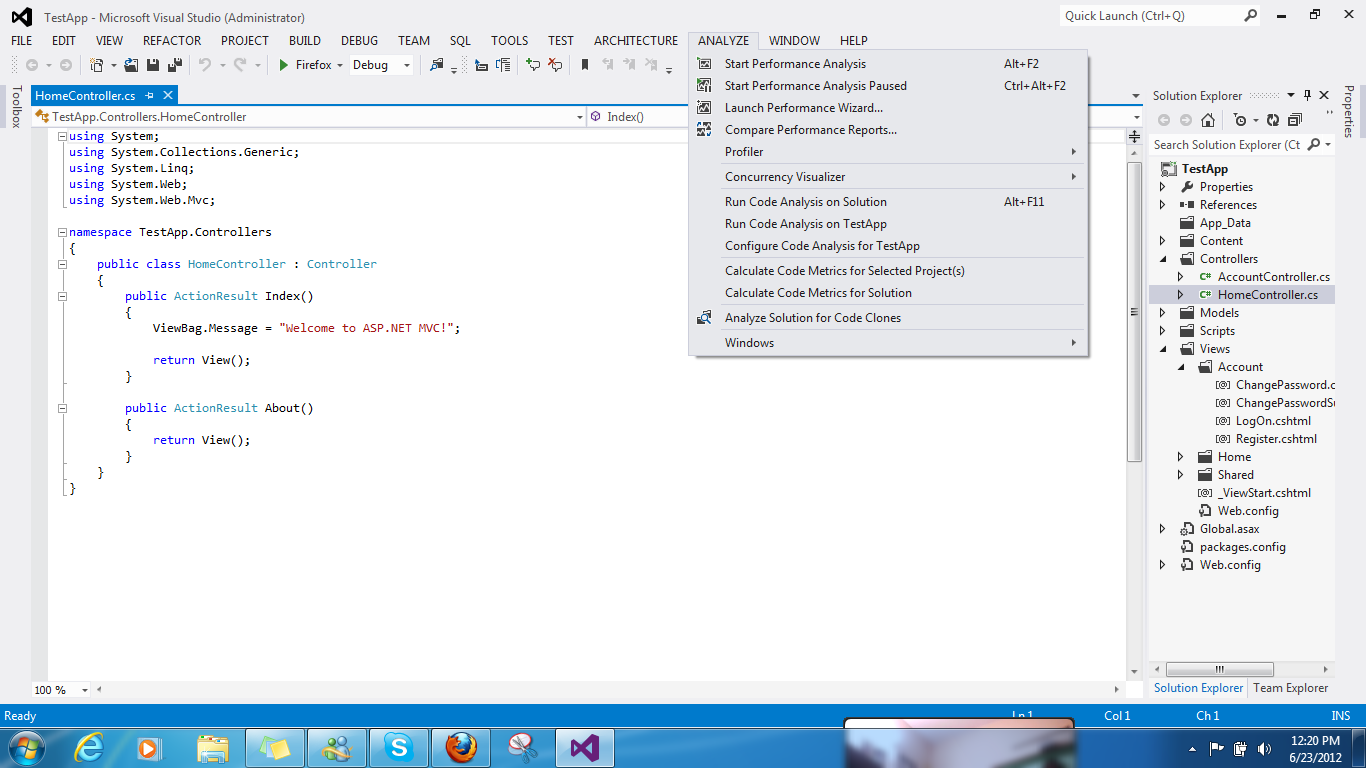 Nirbhay Anand: Visual Studio 2012 IDE-First Look