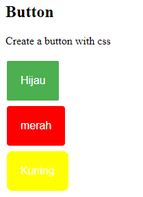 Membuat tombol dengan css
