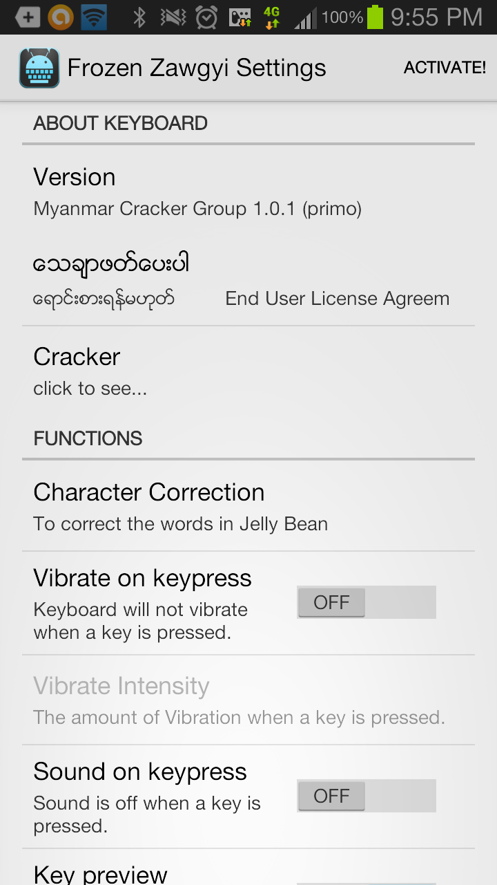 Mobile Note Book: Frozen Keyboard 1.0.1