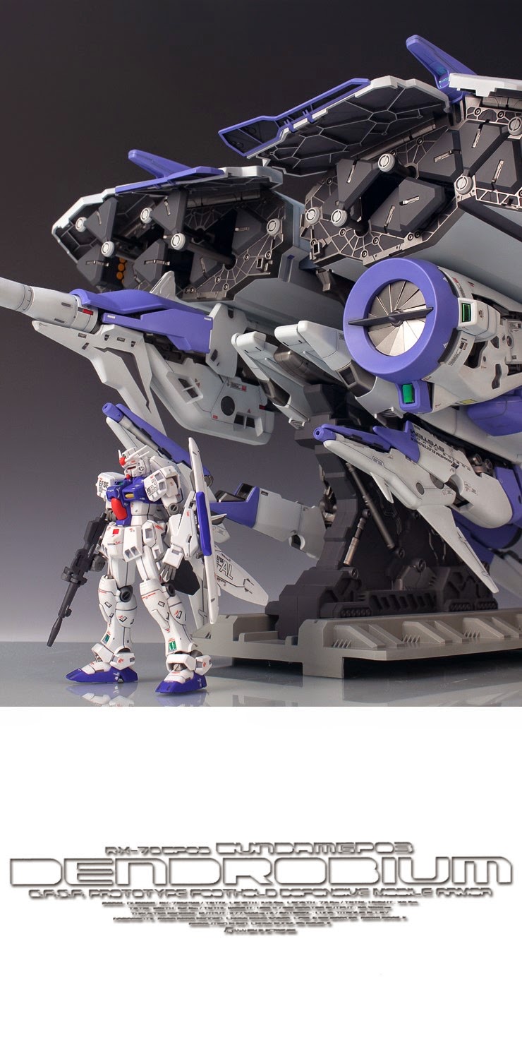 GUNDAM GUY: HGUC 1/144 RX-78GP03 Gundam GP03 Dendrobium - Customized Build