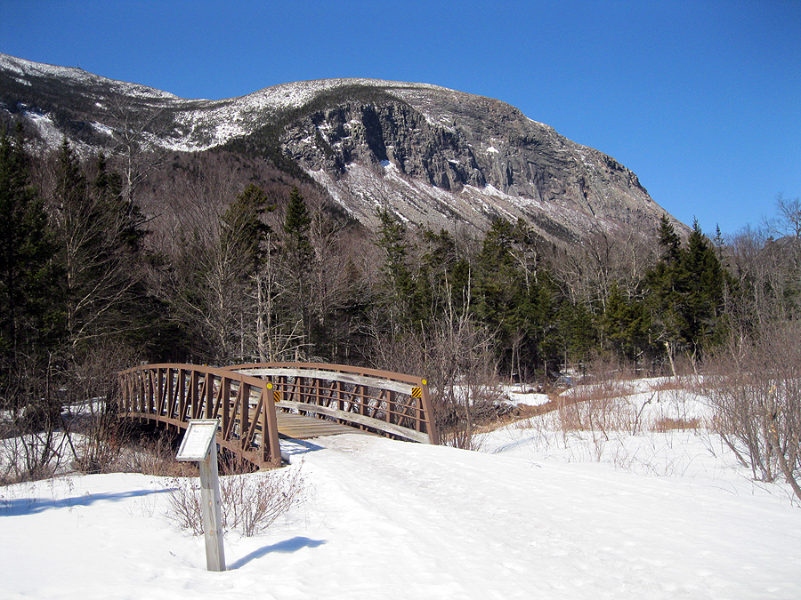 Hiking in the White Mountains: Still Winter in Franconia Notch