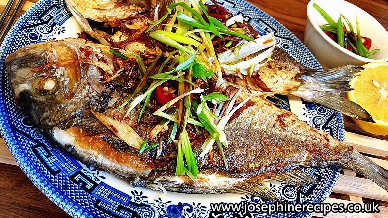Josephine's Recipes : Pan Fried Sea Bream With Ginger & Green Onion ...
