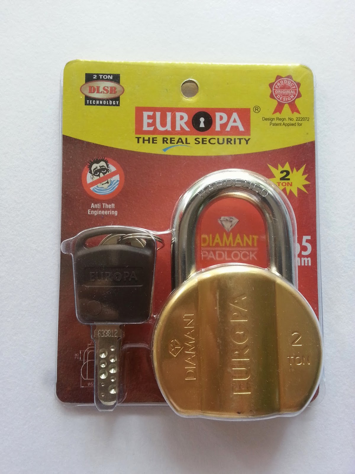 A Coat of Varnish: Comparison of Europa Diamant Padlock and Godrej ...