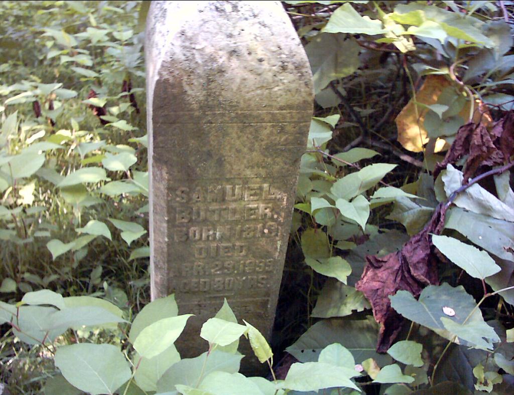 Hice-Pershing Cemetery: Butler, Samuel