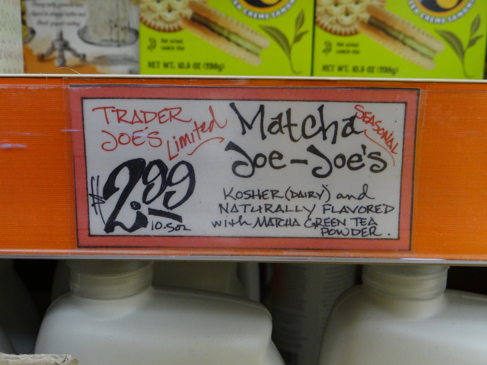 Trader Joe's 365: Matcha Joe-Joe's*