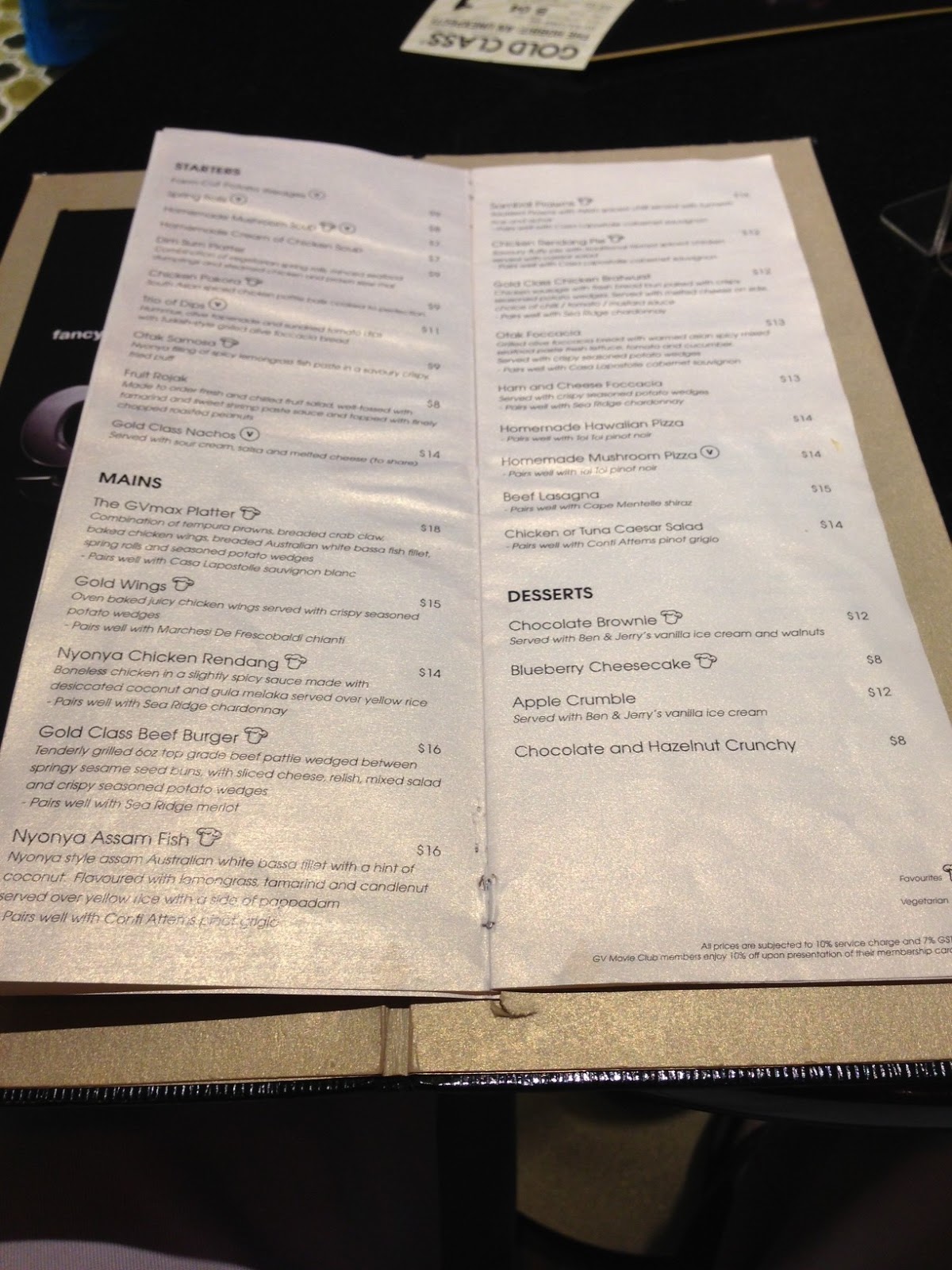 Expat Kiwis: Golden Village Gold Class - The Extra chillout factor