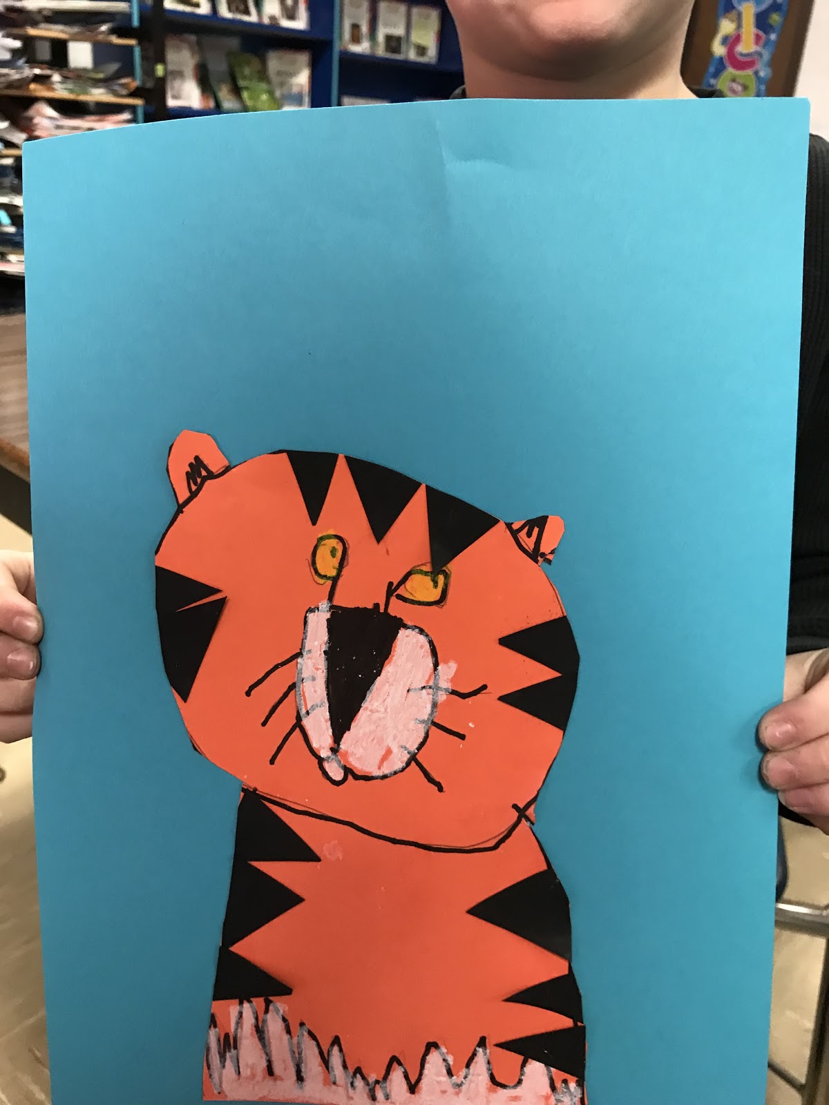 Elements of the Art Room: Kindergarten Tiger Collage