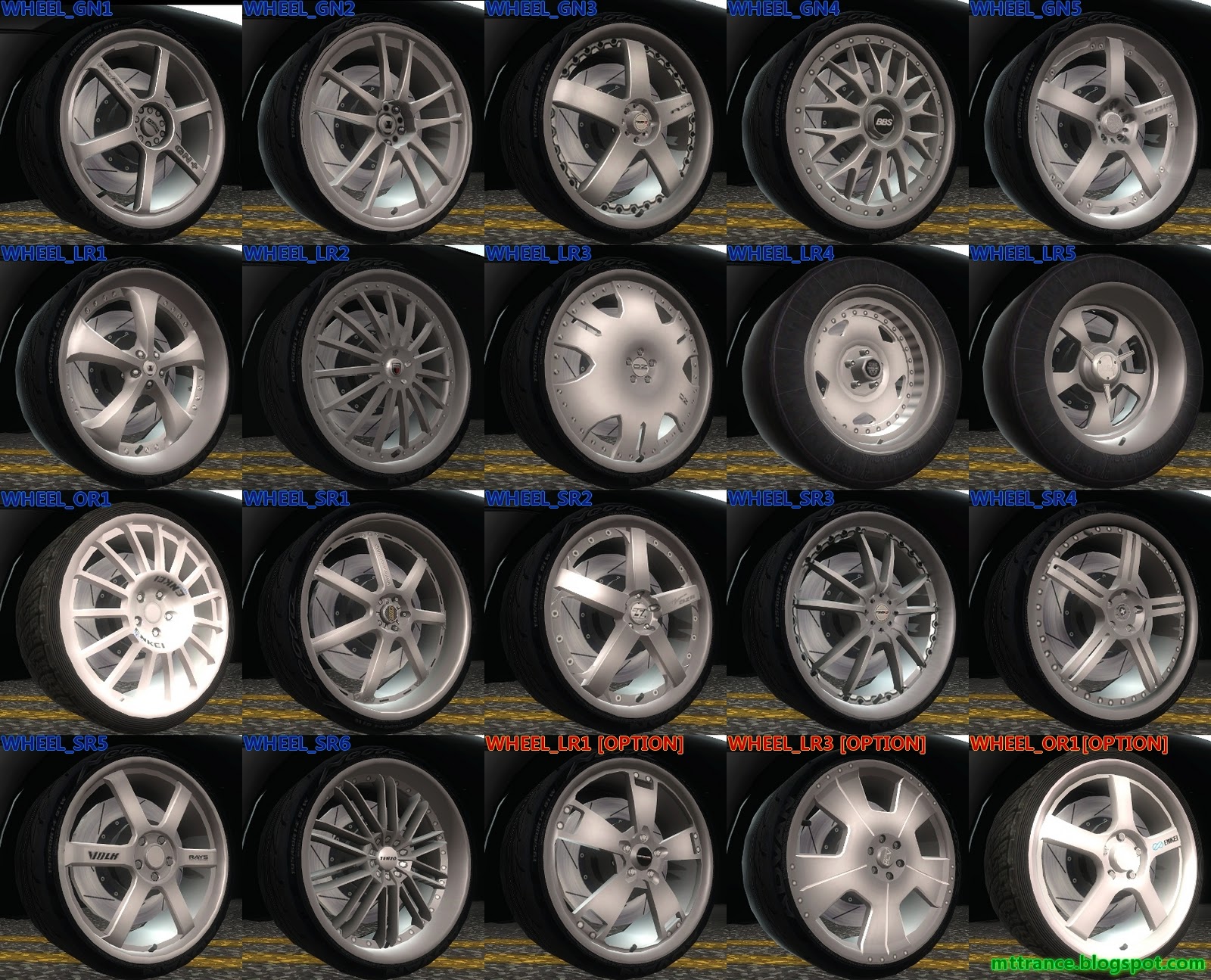 Wheels Pack Для Гта Са - garmoniyazvuka