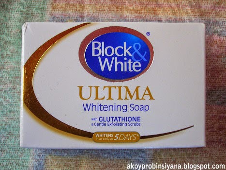 Sa Mata ng Isang Probinsiyana: Block & White Ultima Whitening Soap with ...