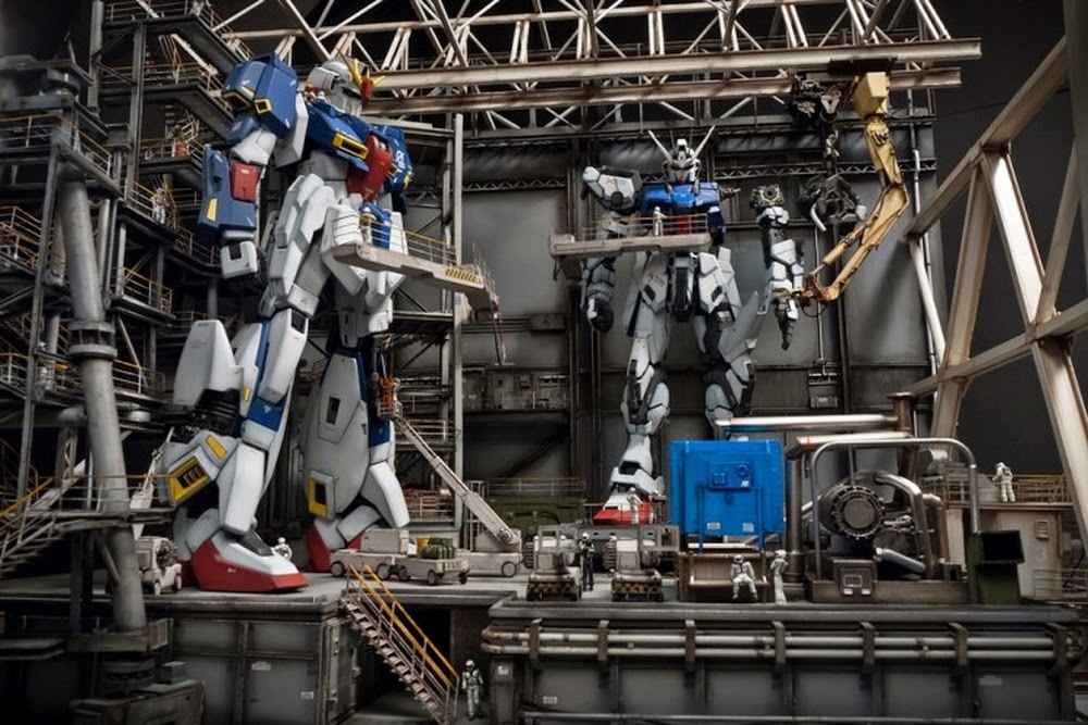 Custom Build: 1/60 Gundam Assemble Plant / Hangar Diorama - Gundam Kits ...